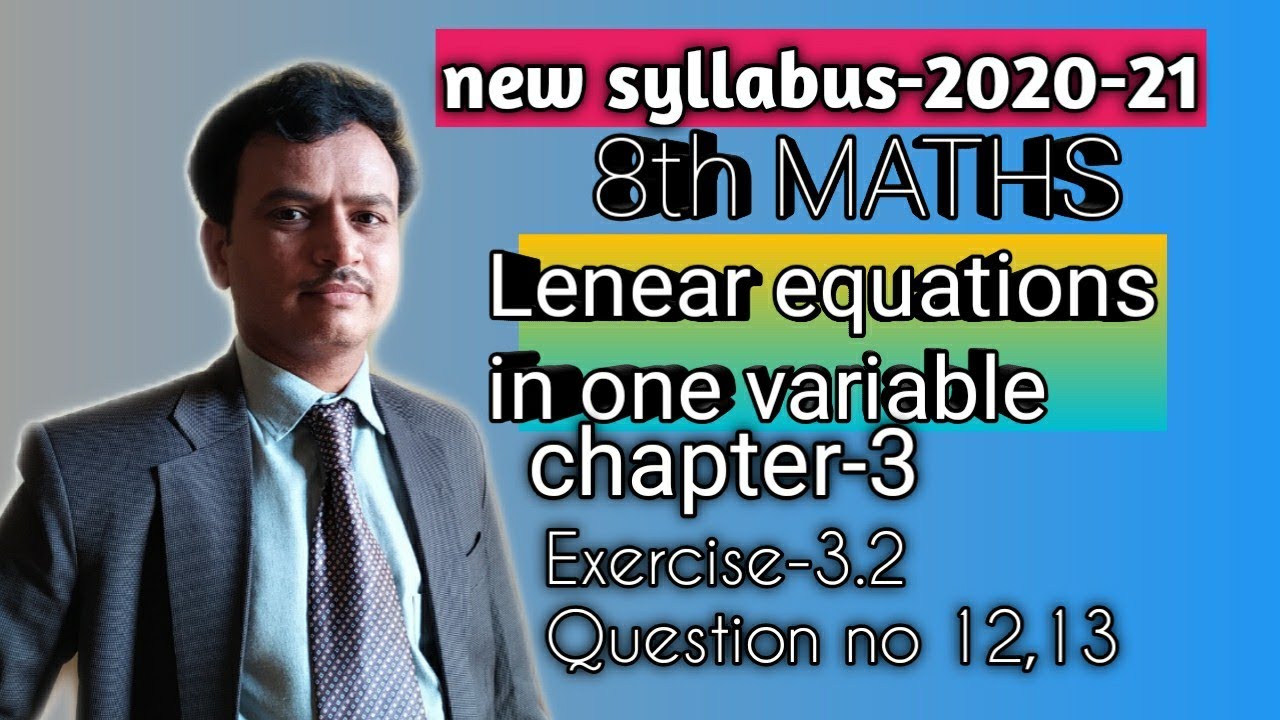 8th Maths Chapter 3 Linear Equations In One Variable Exercise 3 2 8th-maths-chapter-3-linear-equations-in-one-variable-exercise-3-2
