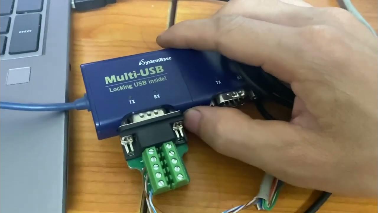 HMI V610C Fuji Hakko connect PC - YouTube