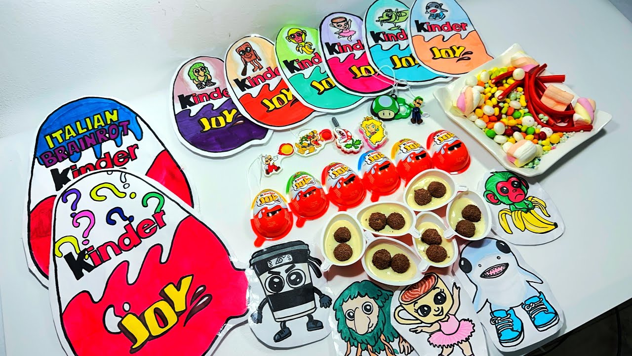 Paper DIY🌸Incradibox ITALIAN BRAINROT Candy PHASE#1 Kinder Joy Blindbag ...