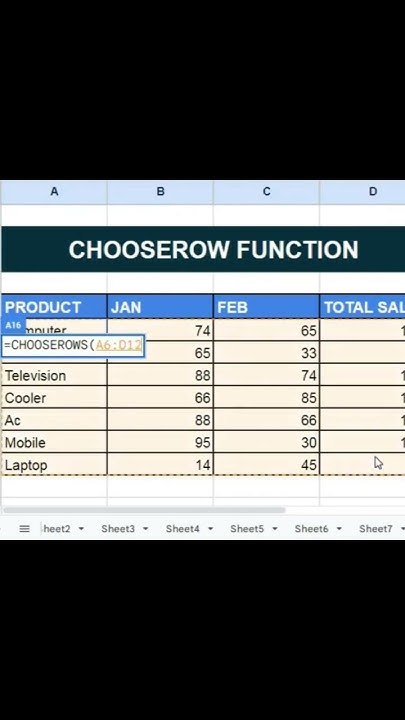 Chooserow Function In Exceladvance Exceltricks And Tips Learning Advanceexcel Excelshorts