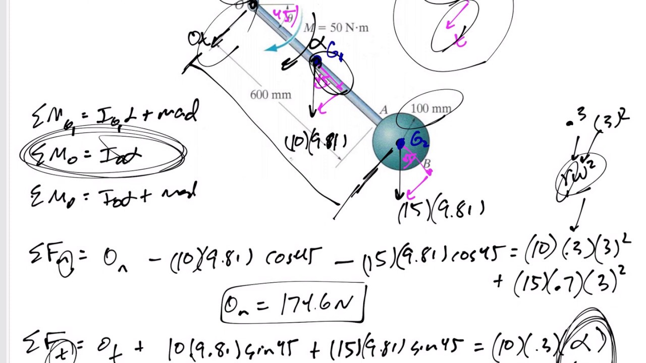Dynamics Final Exam Problem 5 Rigid Body Translation Or Rotation And dynamics-final-exam-problem-5-rigid-body-translation-or-rotation-and