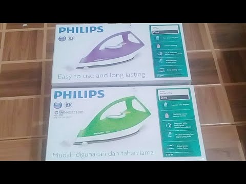 Review Setrika Kering Philips Diva GC122 - YouTube