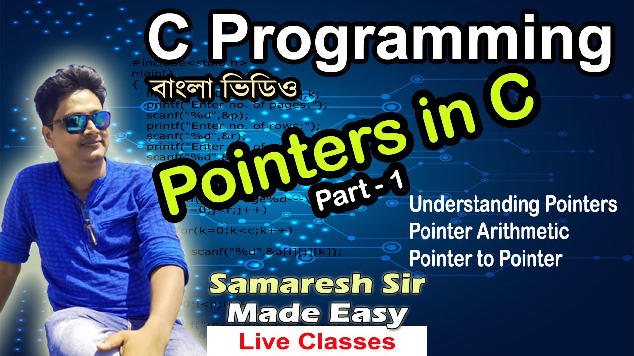 Pointers In C Lecture 01 Intro Arithmetic Pointer To Pointer C 1315