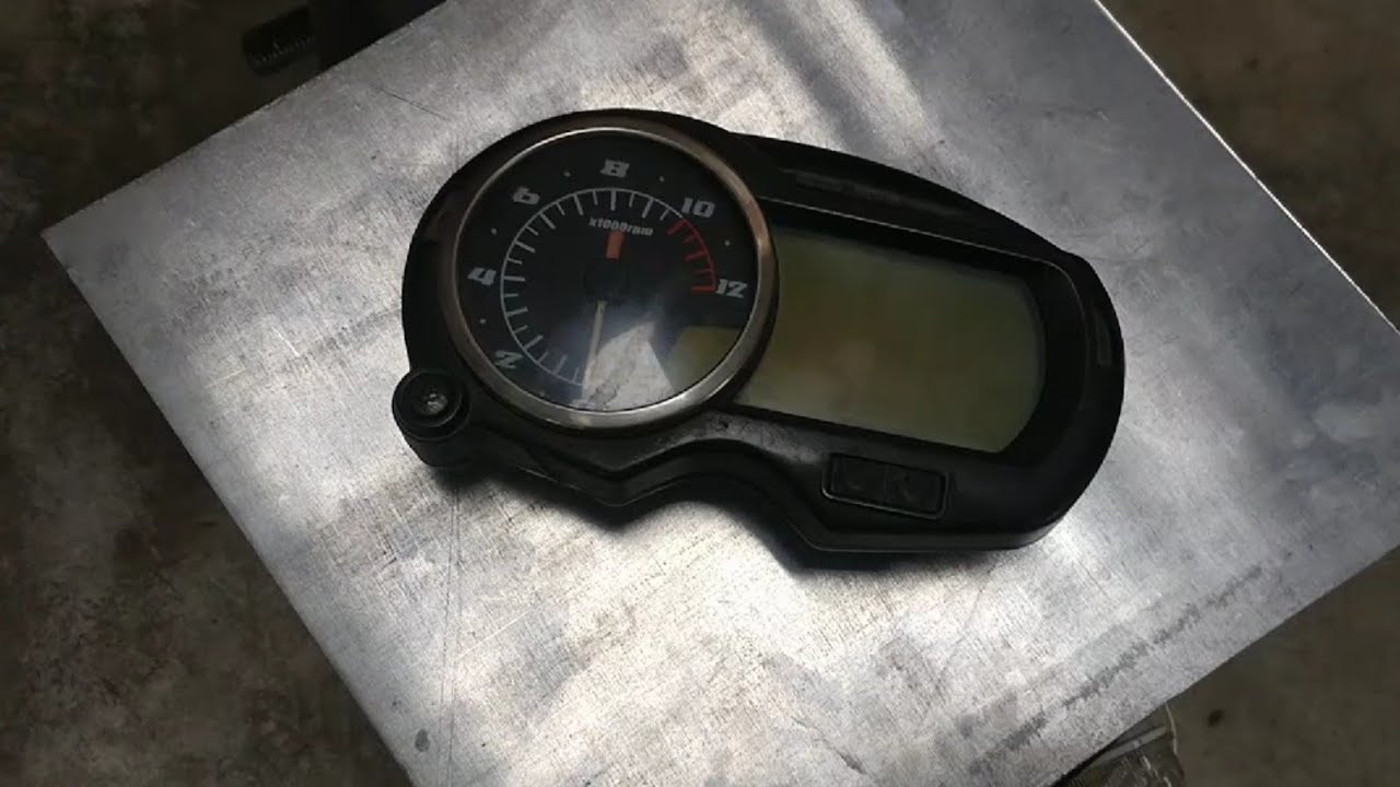 Scrambler build -Part -7 -Speedometer setup - YouTube