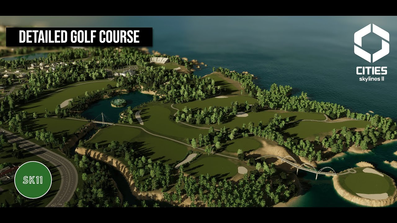 Building a Coastal Golf Course in Cities: Skylines II - YouTube
