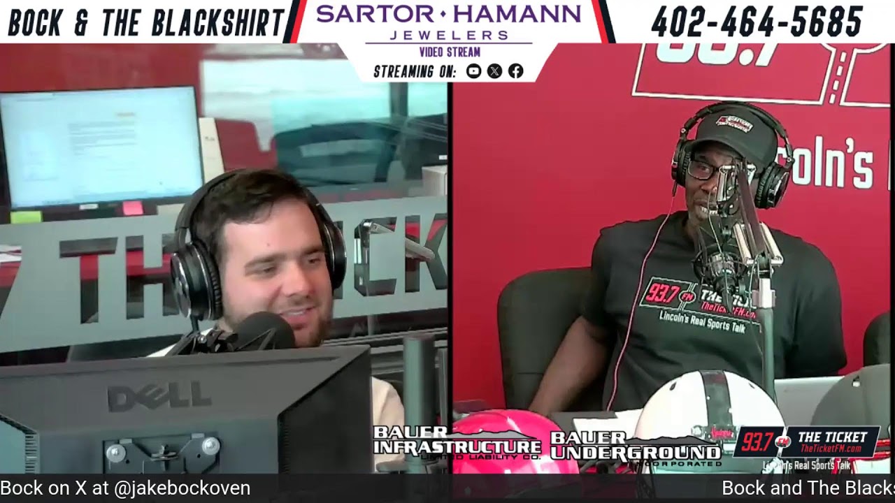 Nebraska Football vs Michigan Week on "Bock & The Blackshirt" w Terrell ...