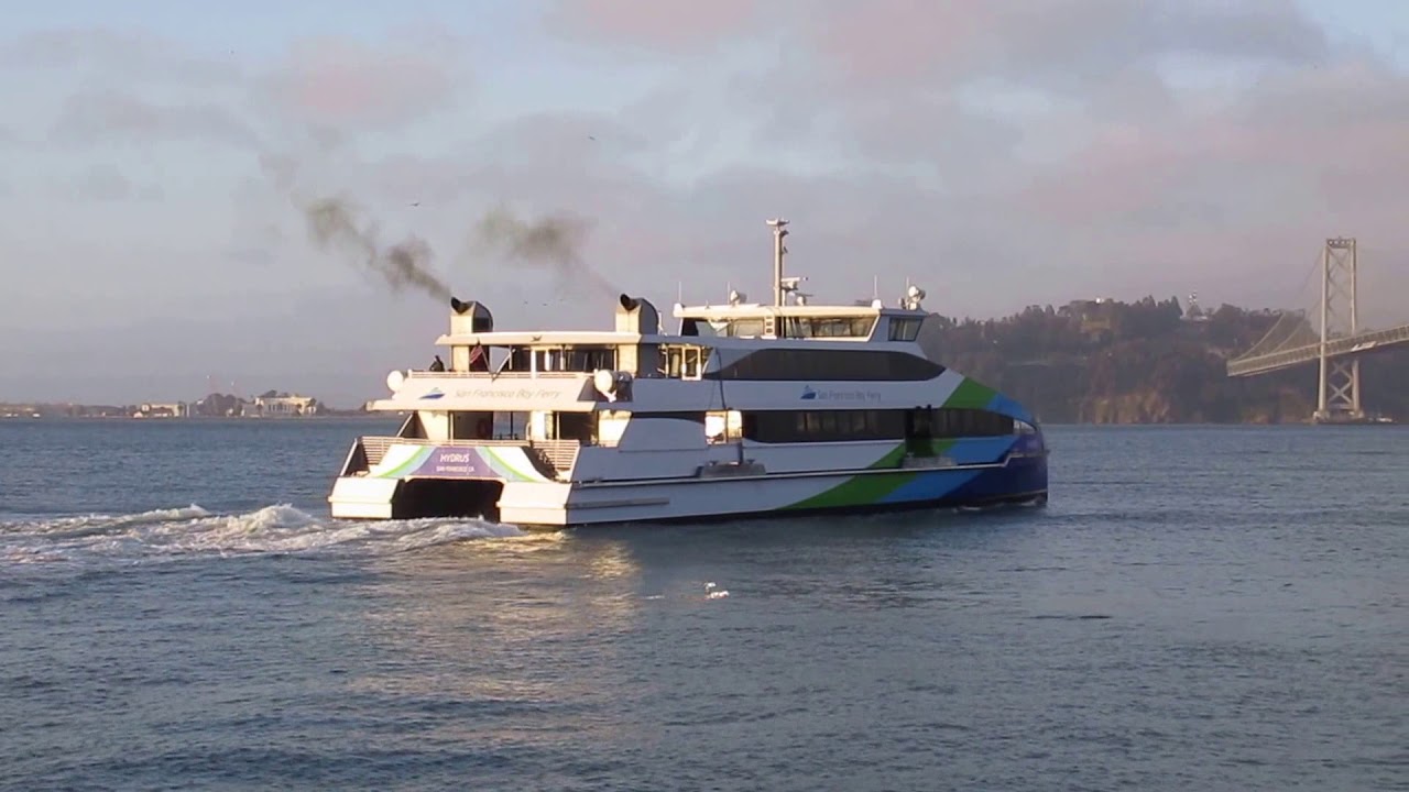 San Francisco Bay Ferry "Hydrus" Departure Ferry Building San Francisco ...