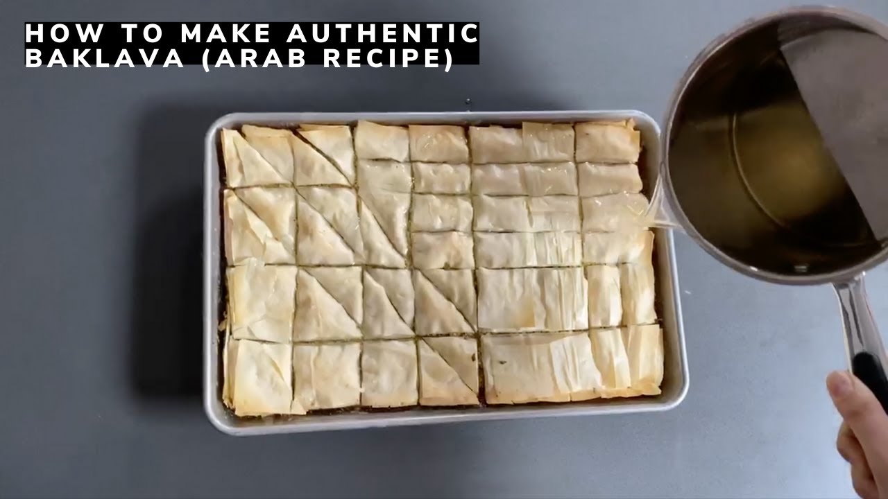 HOW TO MAKE AUTHENTIC BAKLAVA (BALAWA) - YouTube