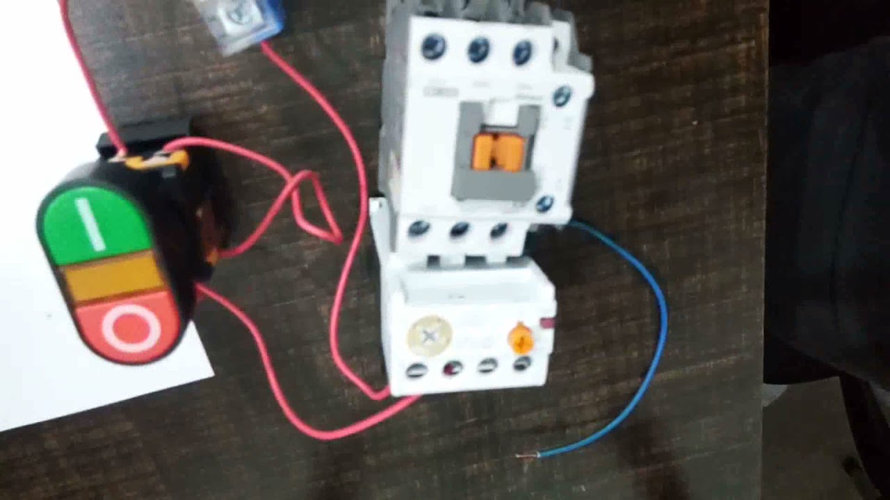 DOL Control Circuit. Simple control Circuit. - YouTube