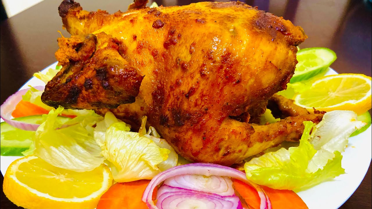Restaurant style grilled chicken|Rotisserie chicken|Shawaya recipe# ...