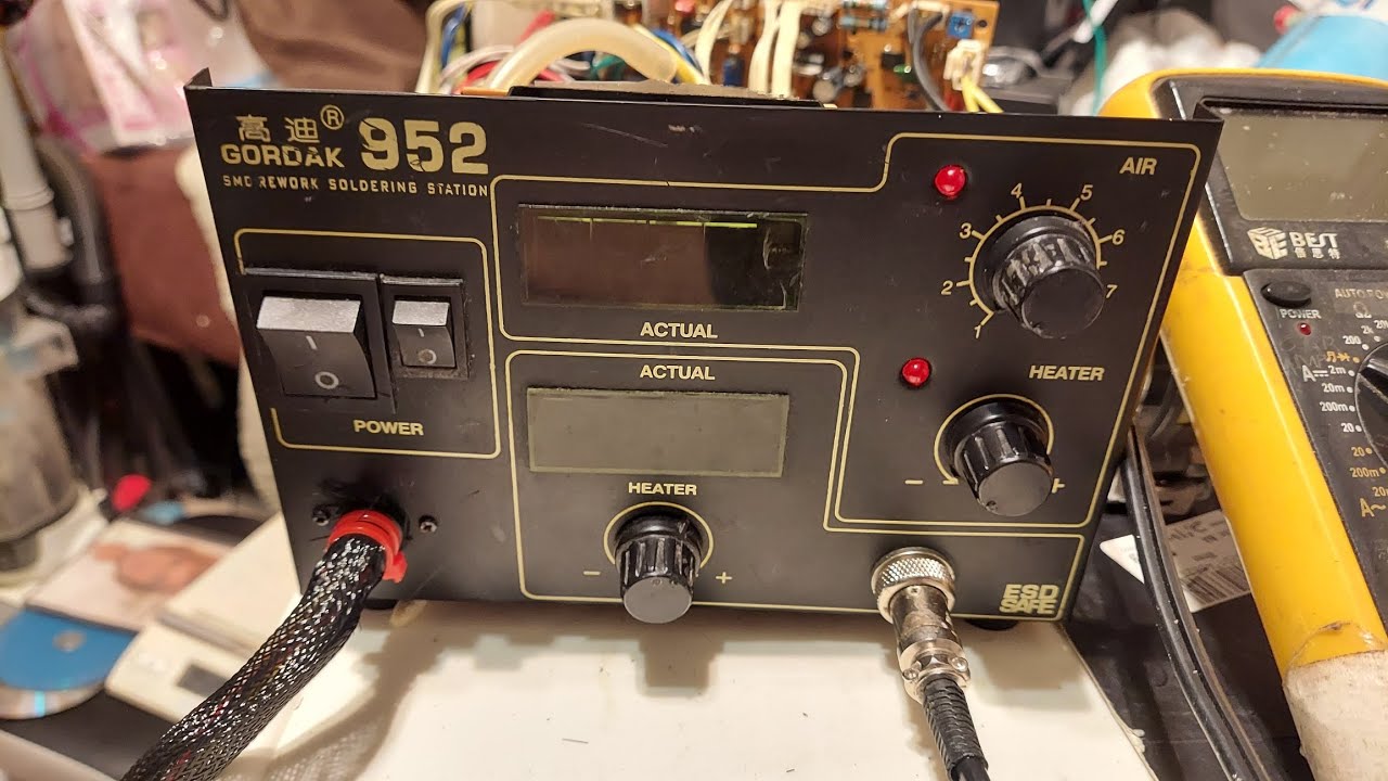 GORDAK 952 OLD VERSION. POWER IS ON AT ALL TIMES FIX REPAIR. Short Circuit. - YouTube