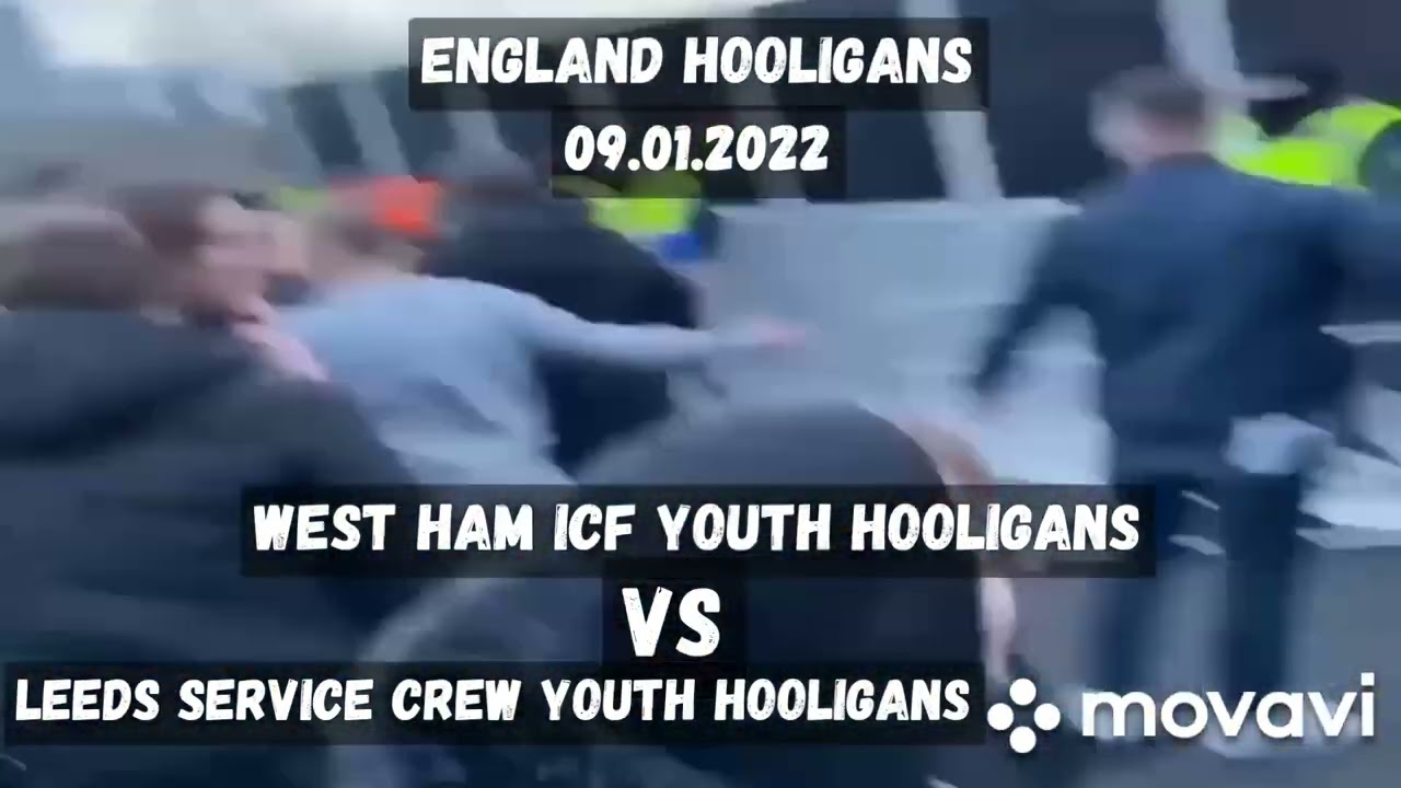 English Hooligans 2022 - Leeds Service Crew VS West Ham ICF in London ...