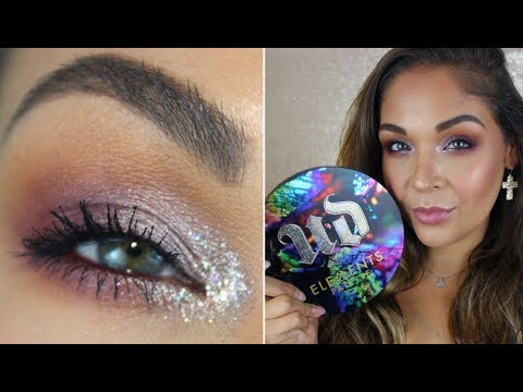 Urban Decay Elements Palette + MBA Cosmetics Bling It On Liquid Glitter ...