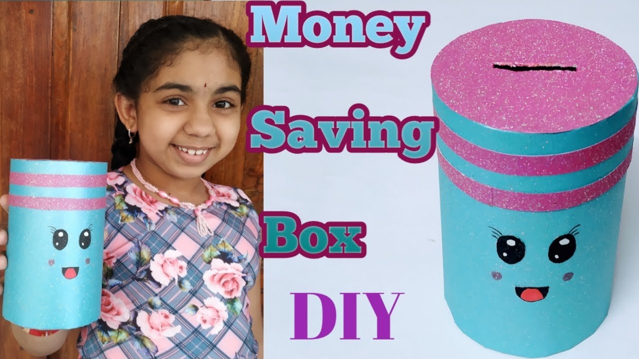 Money Saving Box || Paper Piggy Bank || Craft by Kamya || Swetha's Nest ...