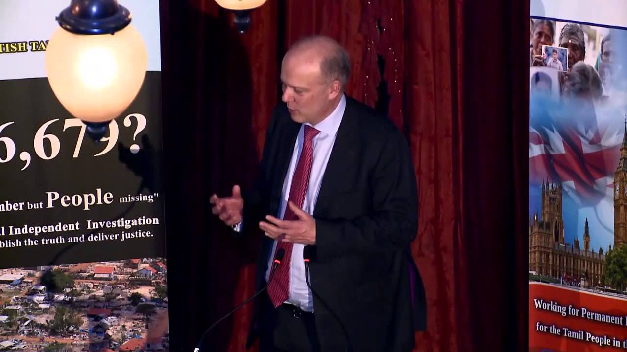 Rt Hon Chris Grayling MP, Secretary of State for Justice and Lord ...