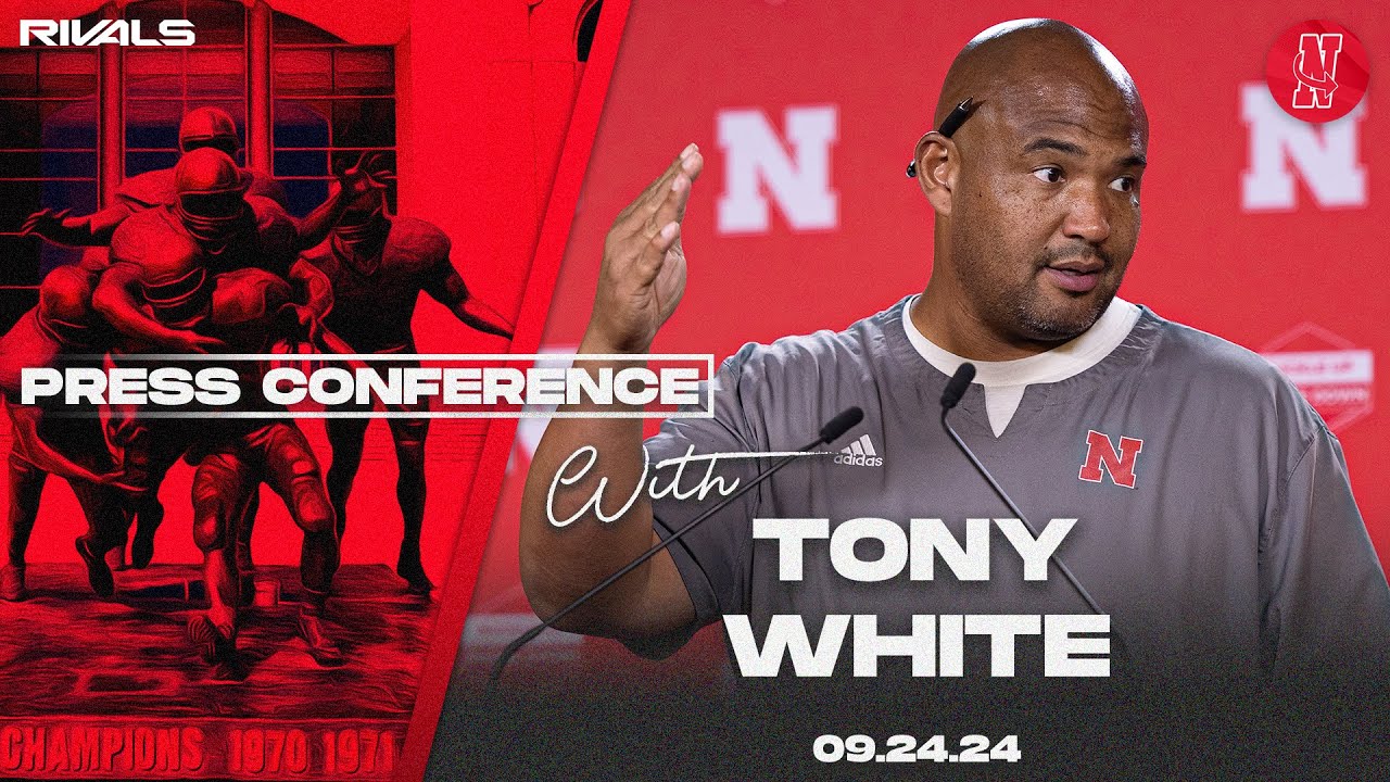 Nebraska Football: Tony White Purdue press conference (Sept. 24, 2024 ...