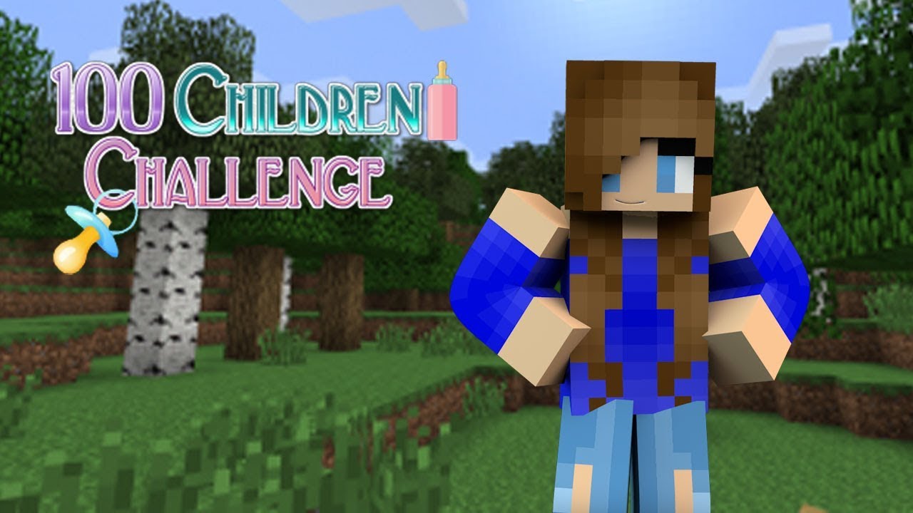 100 CHILDREN?!! ~ 100 Children Challenge (Modded SMP) [Ep 1] - YouTube