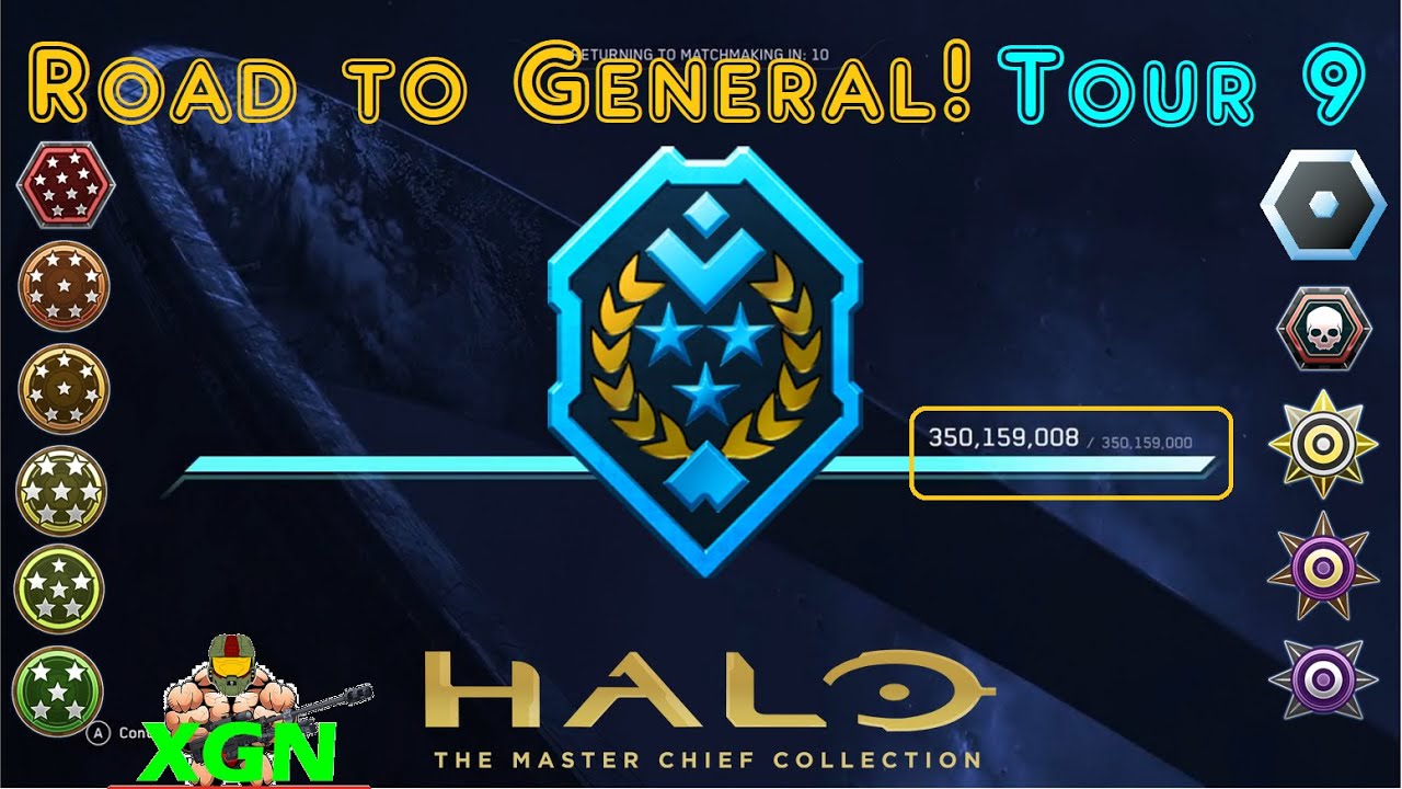 Halo MCC Road to General Rank in Tour 9 (Diamond tier 3)! - YouTube