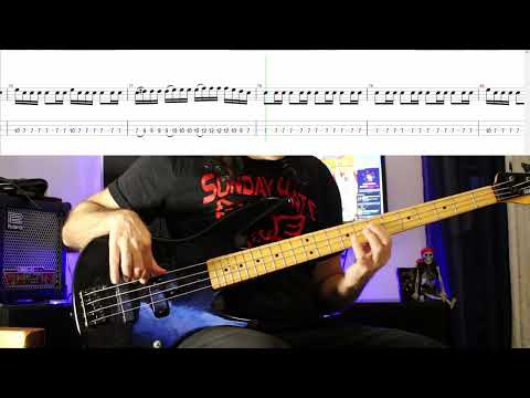 Iron Maiden - Powerslave - Bass Cover with Tab