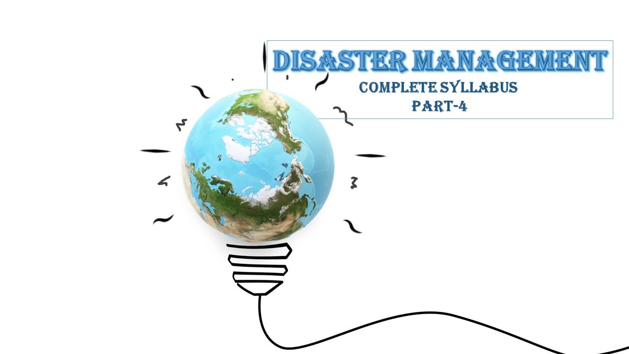 Disaster management p 4||complete syllabus covered || full syllabus ...
