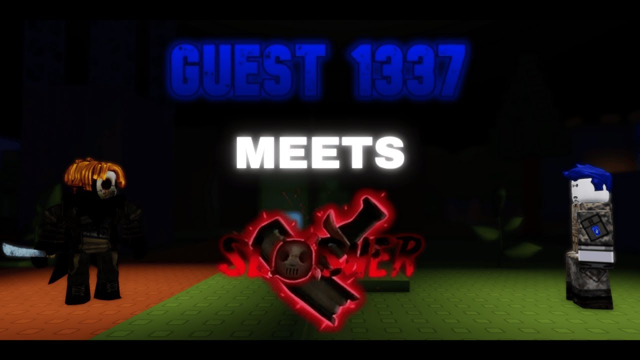GUEST 1337 meets SLASHER | Roblox Forsaken - YouTube