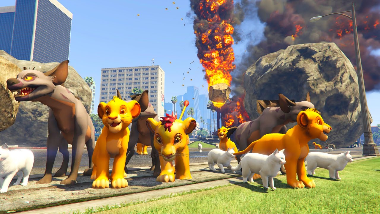 Meteors, Hurricane, and Tornado Strike! Simba and Kion Flee from Total ...