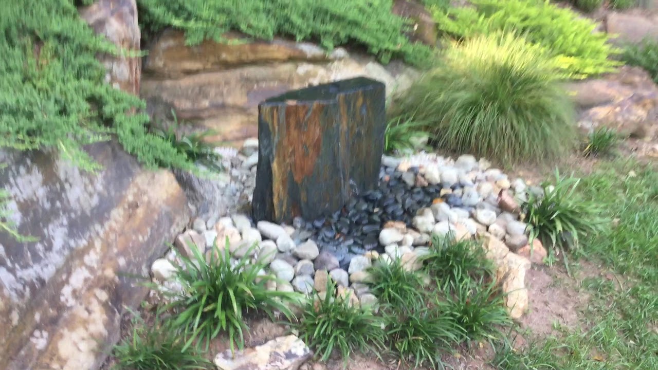 Rusty Slate Fountain - YouTube