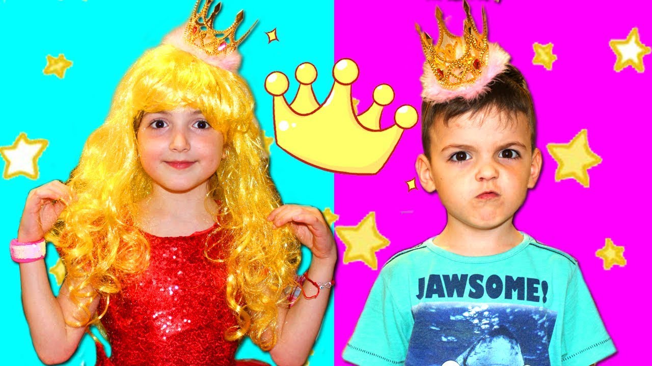 Vania and Mania play with Princess - YouTube