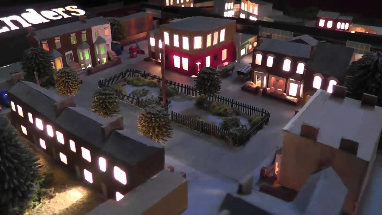 EastEnders set minature model - YouTube