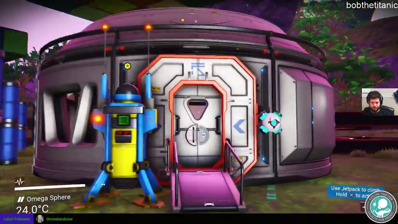 Exploring FirstAid's racetrack No man's Sky PS4 - YouTube