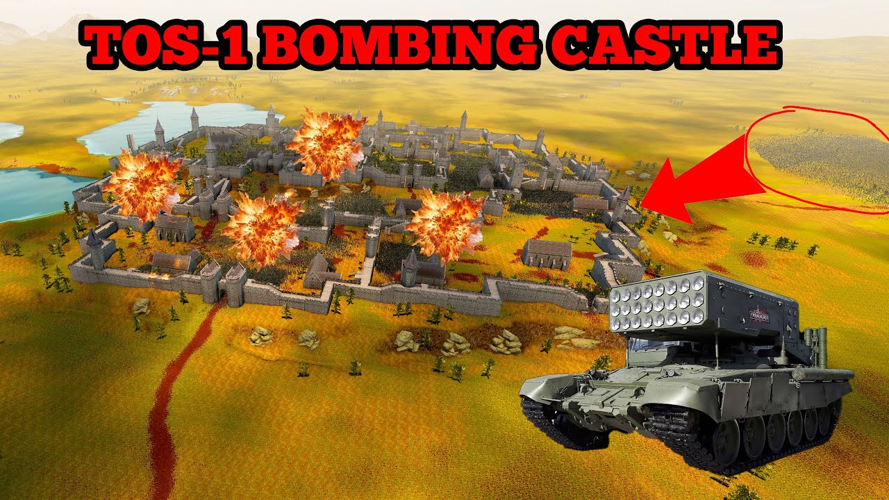 EPIC BATTLE: Medieval Army vs. Modern Army! Can the Castle Hold? [4K] # ...