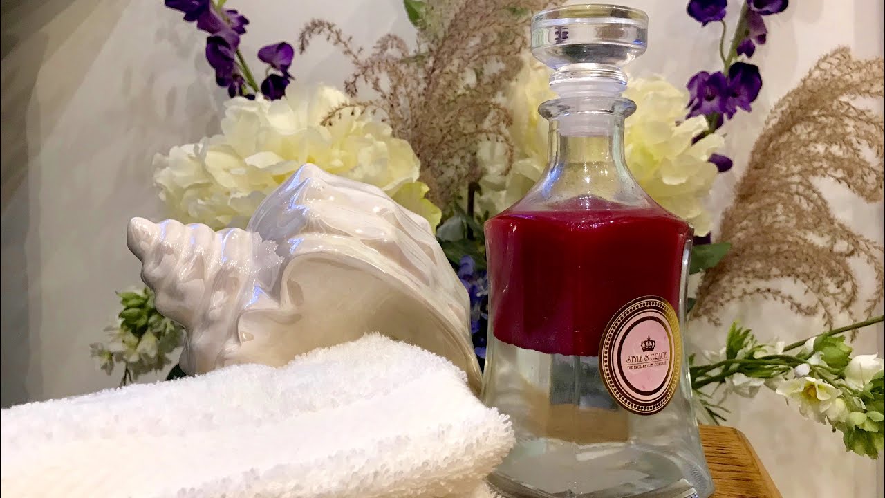 DIY Rose Elixir Bath Oil Salts - YouTube