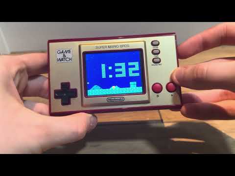 Nintendo Game & Watch Super Mario Bros Startup - YouTube