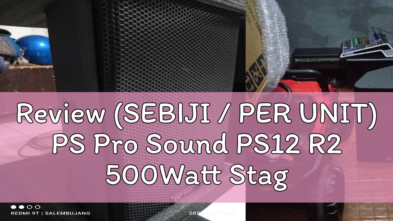 Review (SEBIJI / PER UNIT) PS Pro Sound PS12 R2 500Watt Stage Audio High Spec Loud Speaker with ...