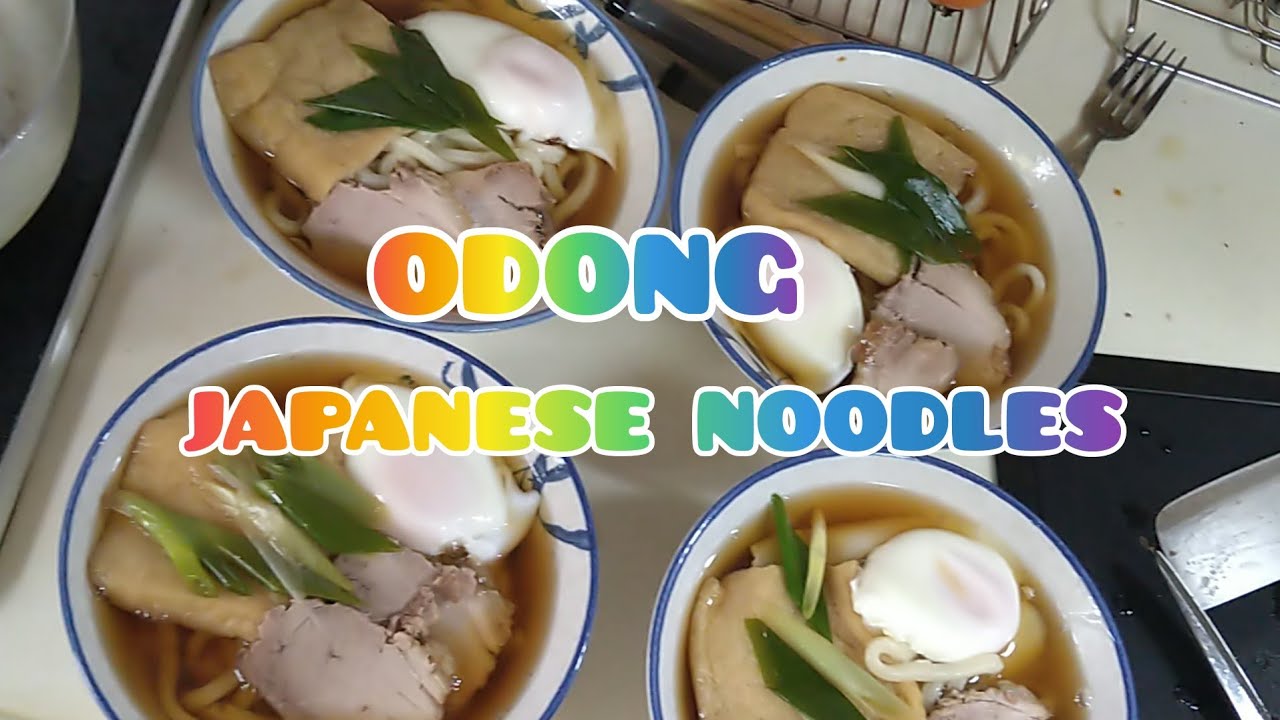 JAPANESE ODON NOODLES with CHASHUO EGG ABURAGE - YouTube