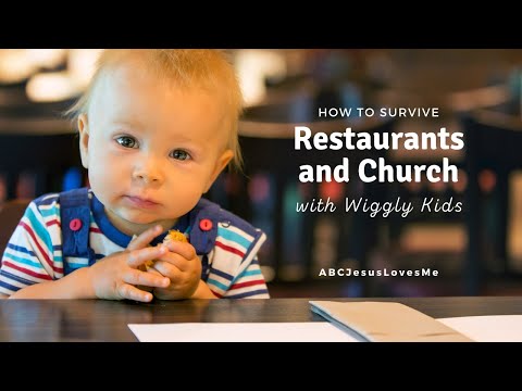 How to Survive Restaurants and Church with Wiggly Kids - YouTube
