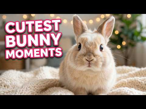 Cute baby bunnies and funny rabbits moments that will melt your heart
