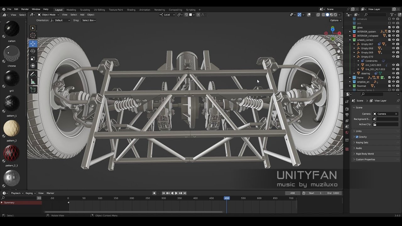concept car quick modeling - vehicle 007 - part 30 - 4x timelapse - YouTube