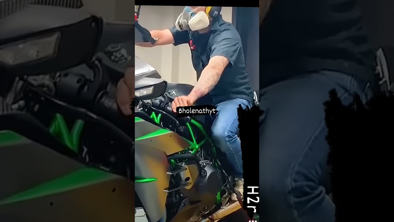 Ninja H2r Flames Throwing Exhaust 🔥 #ytshorts #superbike #kawasaki #h2r ...