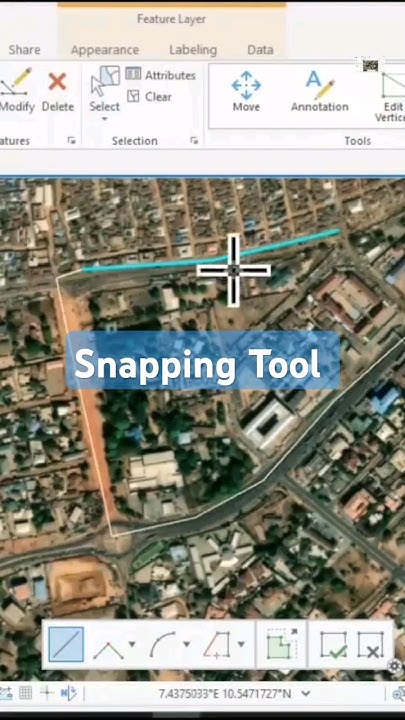 Snapping tool #viralvideo #gis #arcgispro - YouTube