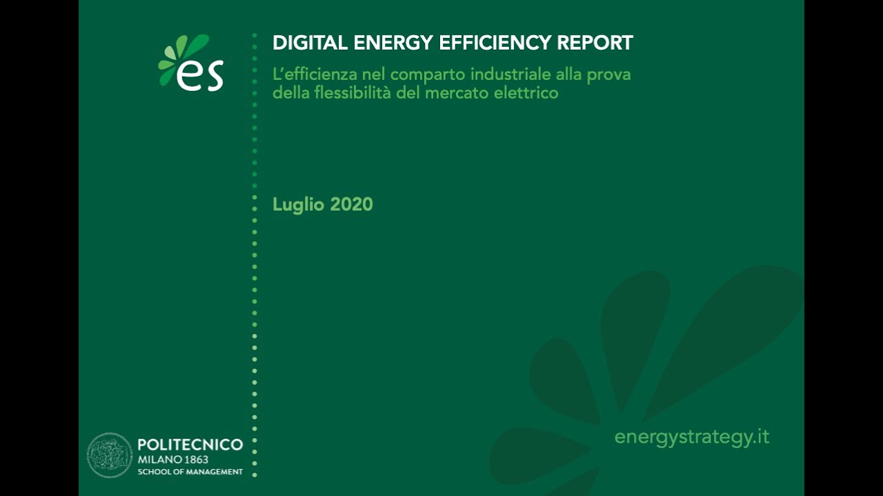 DIGITAL ENERGY EFFICIENCY REPORT - YouTube