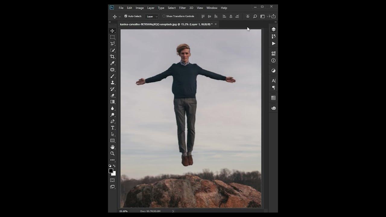 Photoshop Puppet Warp Tool Tutorial #shorts #photoshoptutorial - YouTube