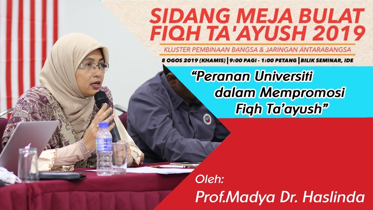 Hidup Bersama (Fiqh Ta'ayush) Peranan Universiti -Dr Haslinda Abdullah ...