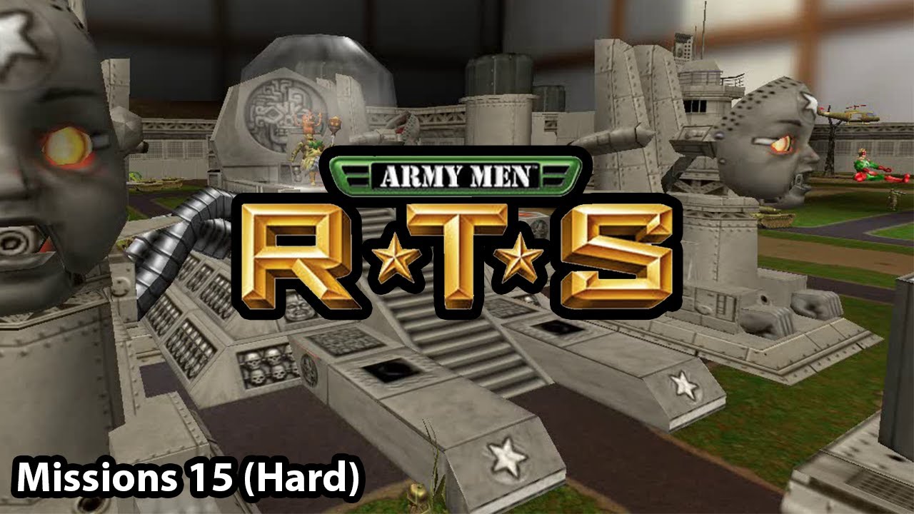 Army Men RTS (PC) Level 15 -Hard Difficulty - YouTube