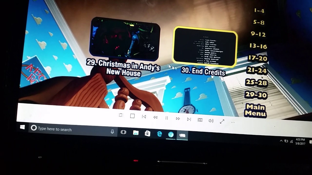 Toy story DVD menu - YouTube