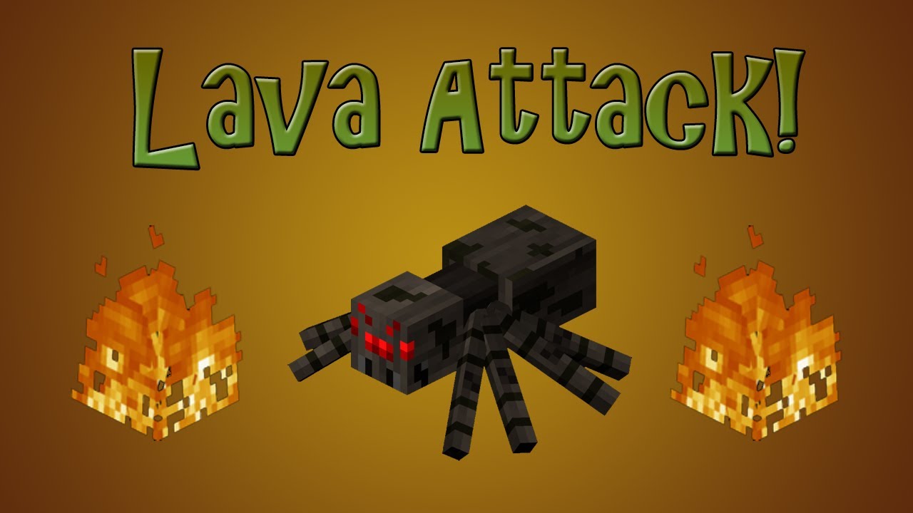 Lava Area Attack in Vanilla Minecraft! (Player location spawners) - YouTube