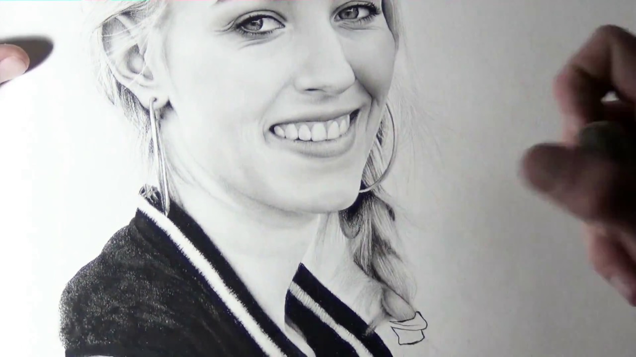 Aline - Speeddrawing HD - YouTube