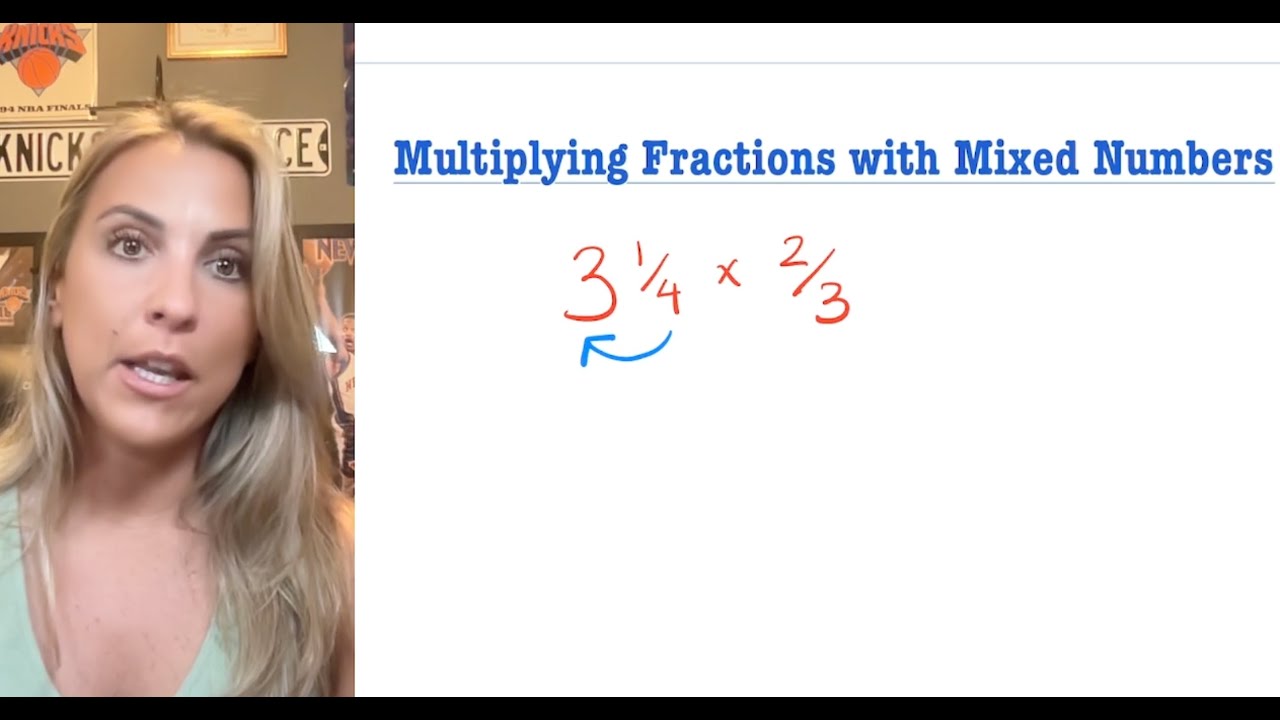 Multiply Mixed Numbers & Fractions - YouTube