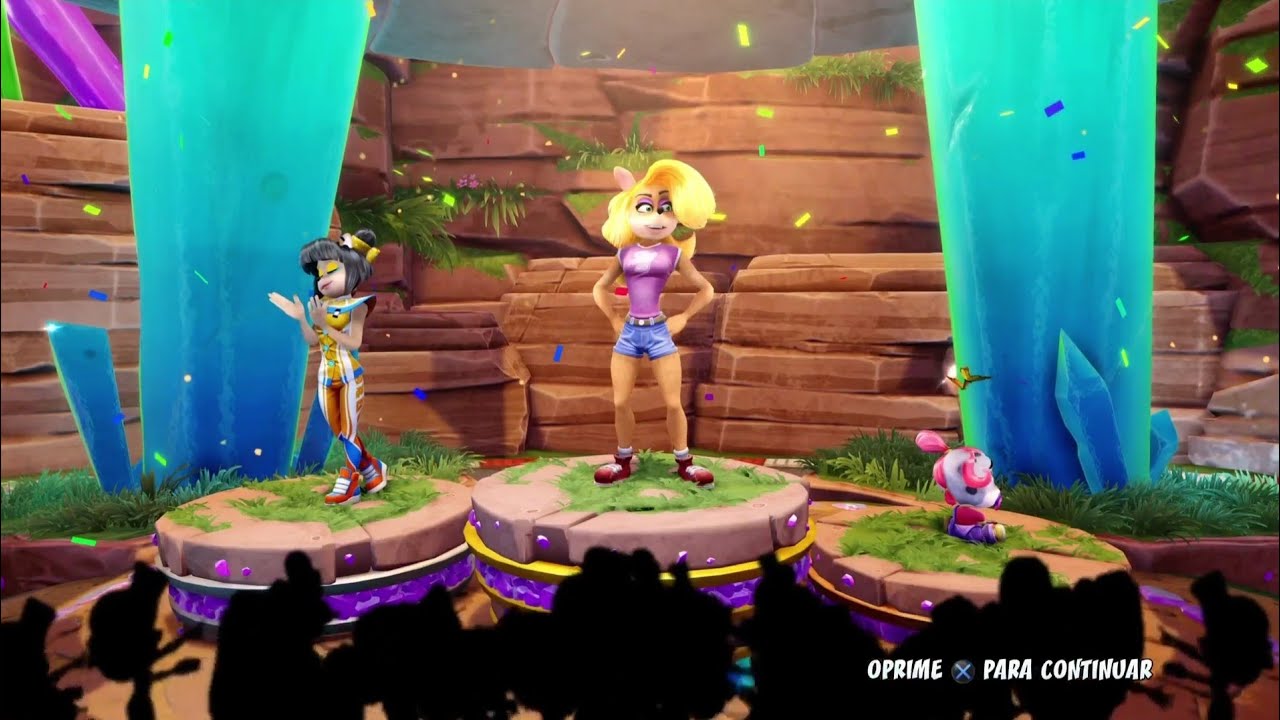 Crash Team Racing Nitro-Fueled - Victory Animations Tawna Bandicoot ...