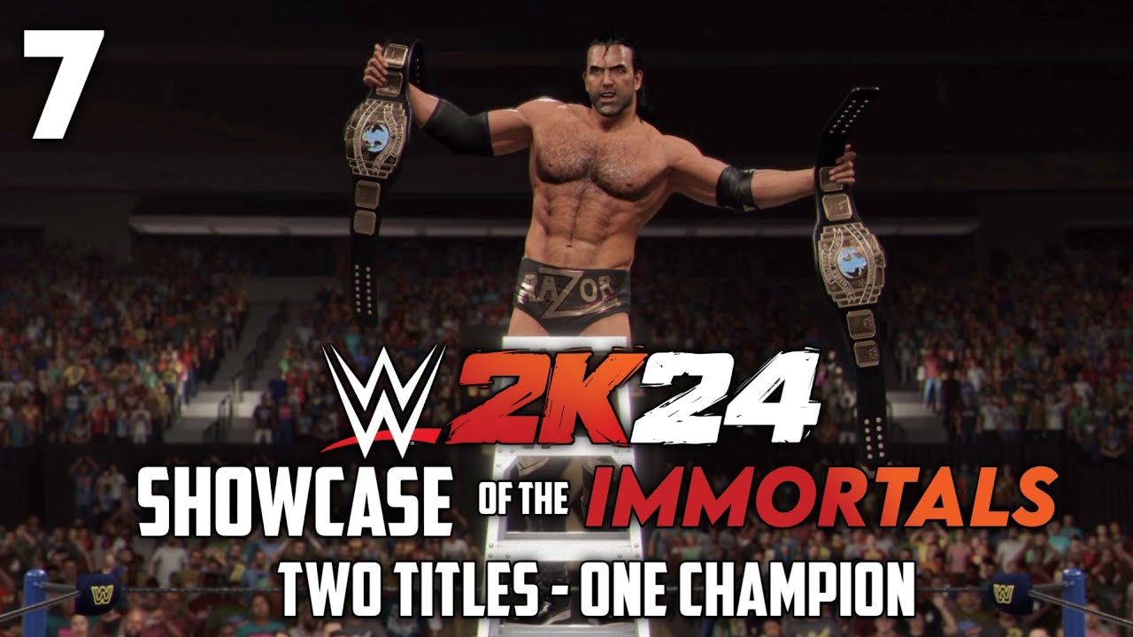 WWE 2K24 — 2K SHOWCASE — Ep 7 — Two Titles - One Champion | Razor Ramon ...